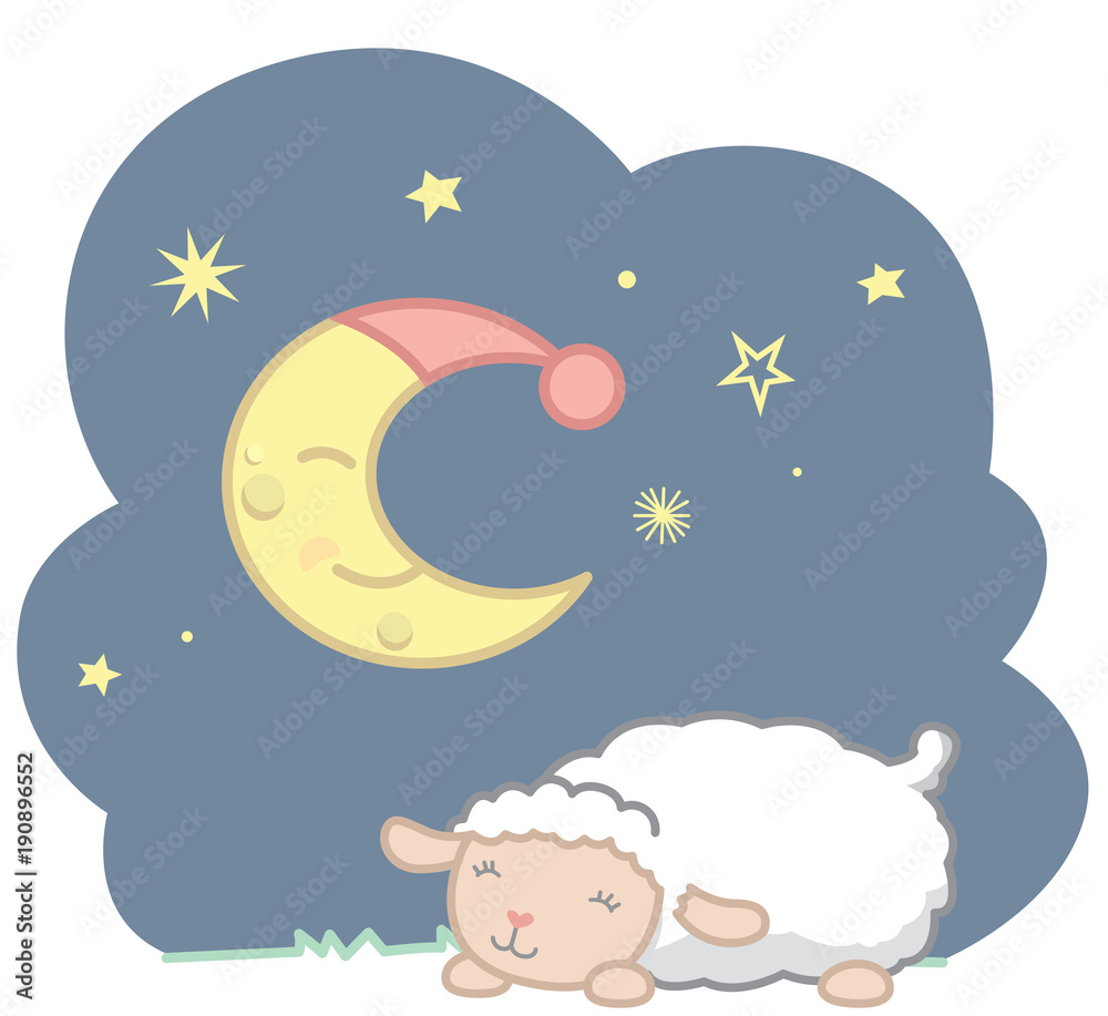 Sleeping Sheep Clipart Pictures