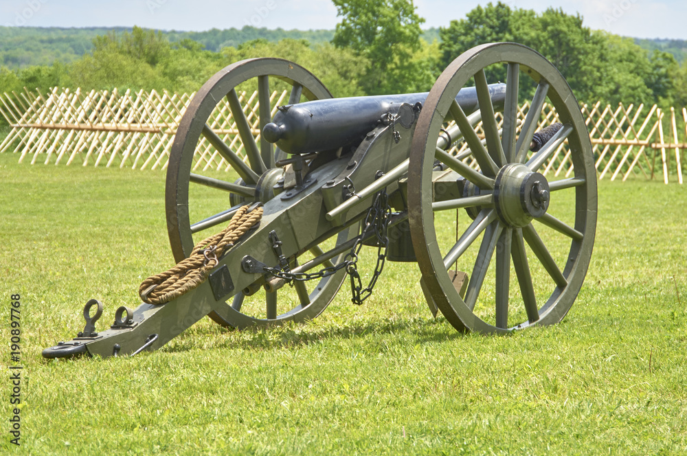American civil war cannon Stock Photo | Adobe Stock