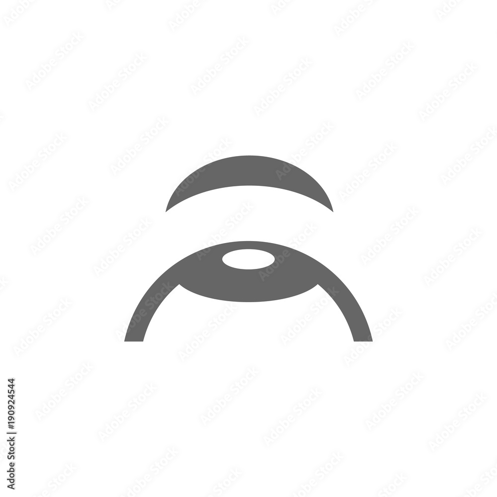 Eye contact lenses icon Simple element illustration. Symbol design from ...