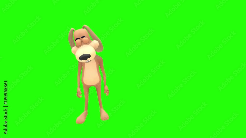 Creepy scary spooky eerie animated cartoon dog hound canine pooch mutt ...