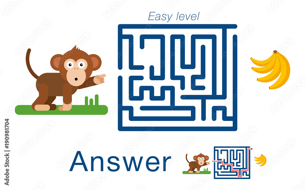 Easy Monkey Maze