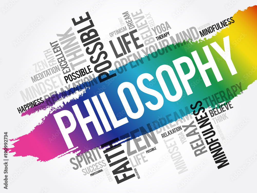 Philosophy word cloud collage, concept background Stock Vector | Adobe ...
