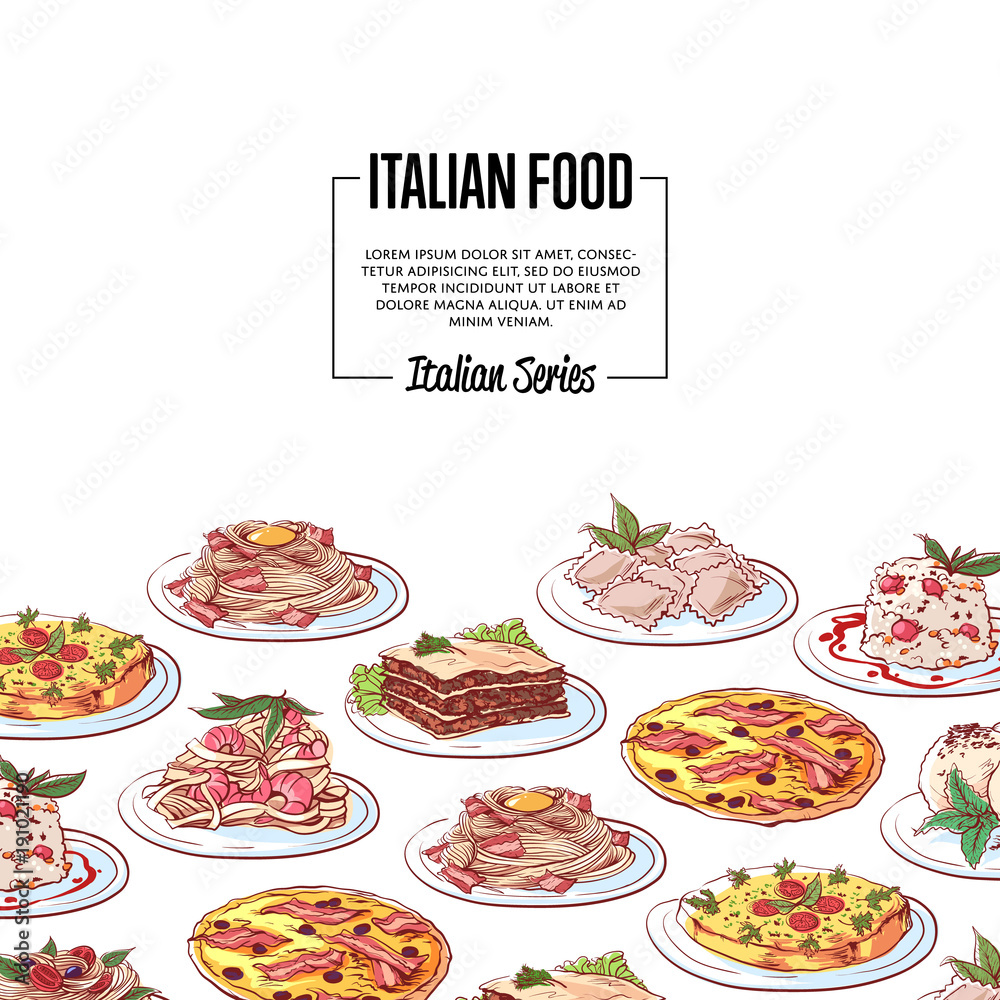 Italian Restaurant Poster Design