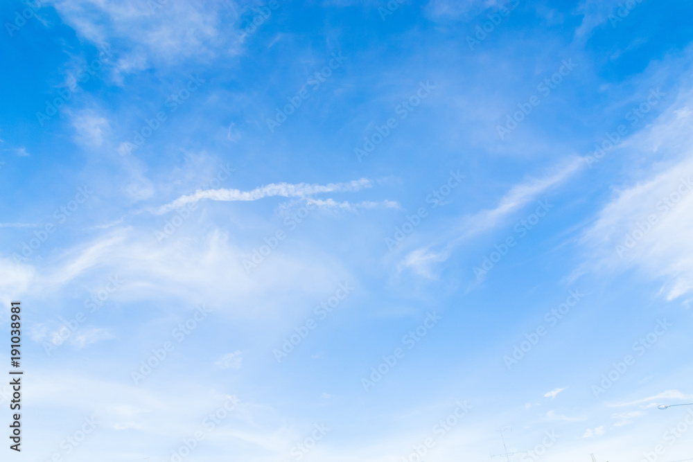 Blue backdrop in the air on summer. Stock Photo | Adobe Stock