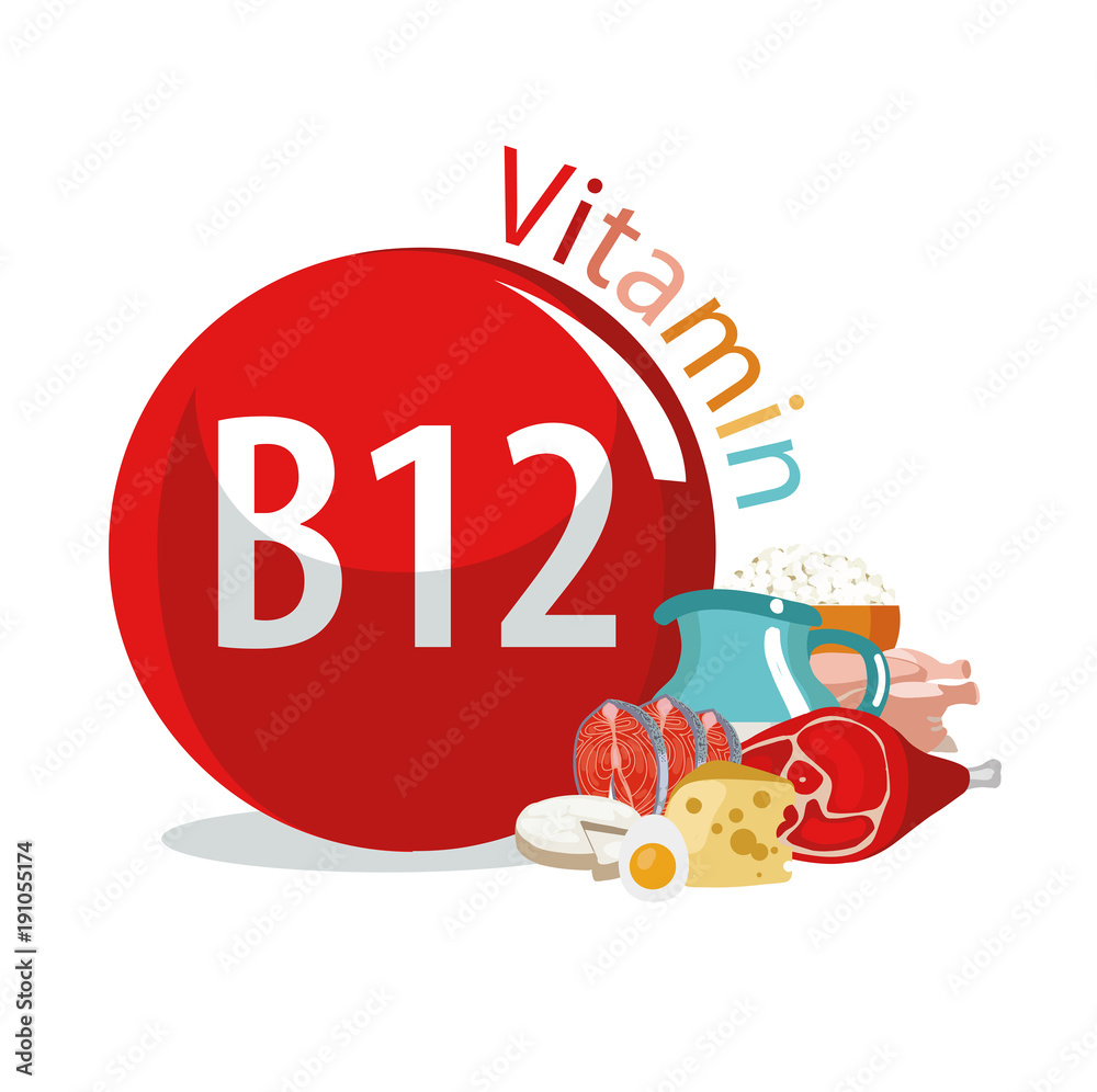 Vitamin B12 Stock Vector | Adobe Stock
