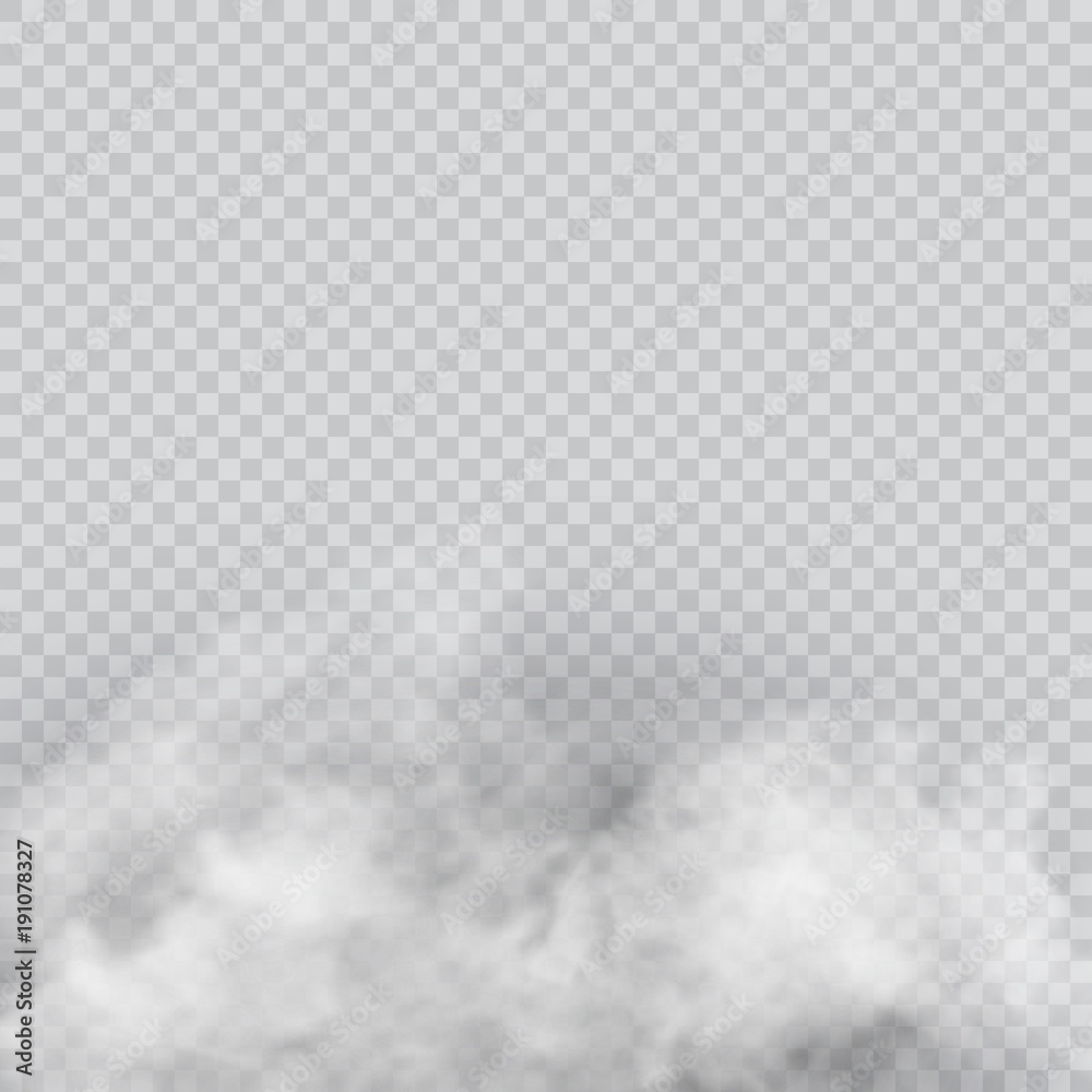 Vector set of realistic isolated cloud on the transparent background ...
