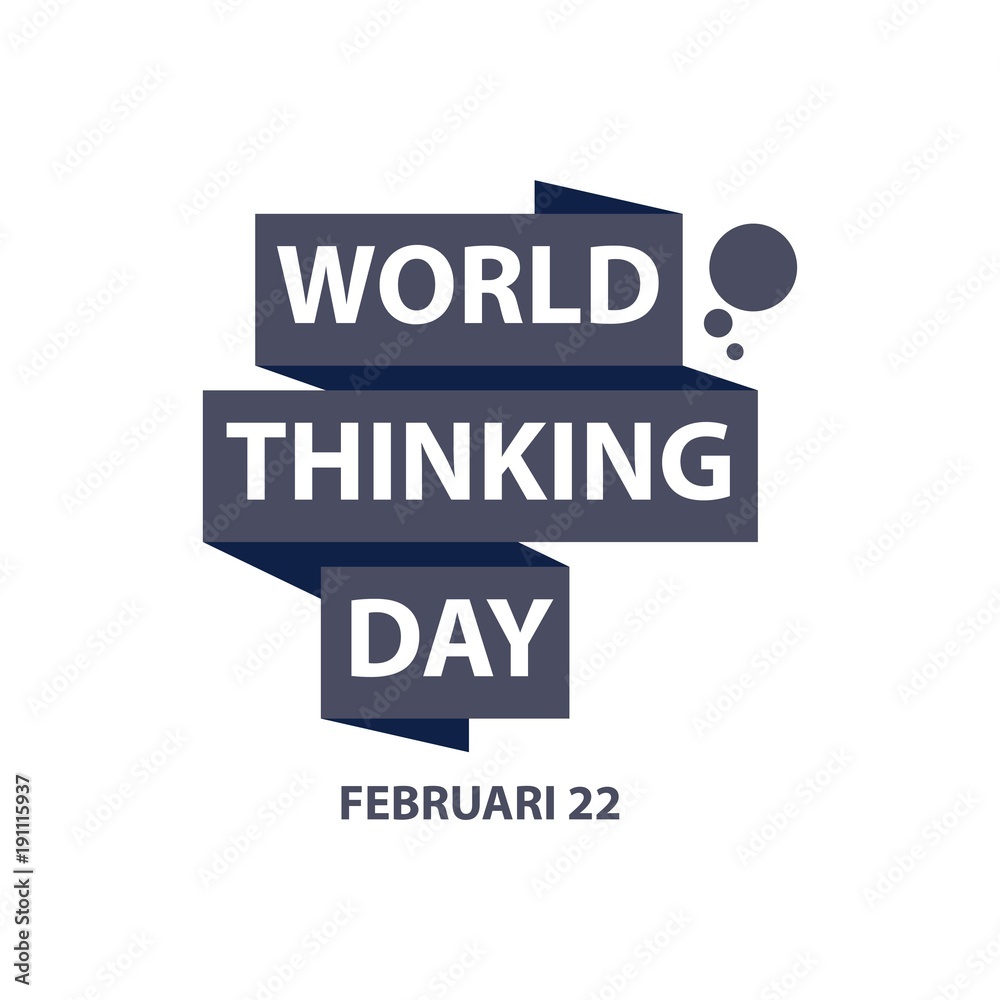 world thinking day Vector Template Design Stock Vector | Adobe Stock