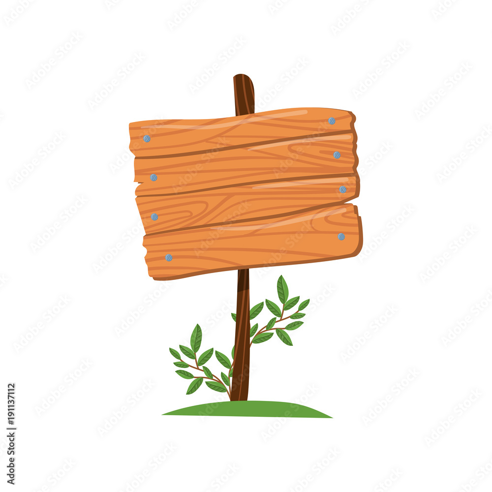 Old wooden road sign standing on the grass, direction sign board ...