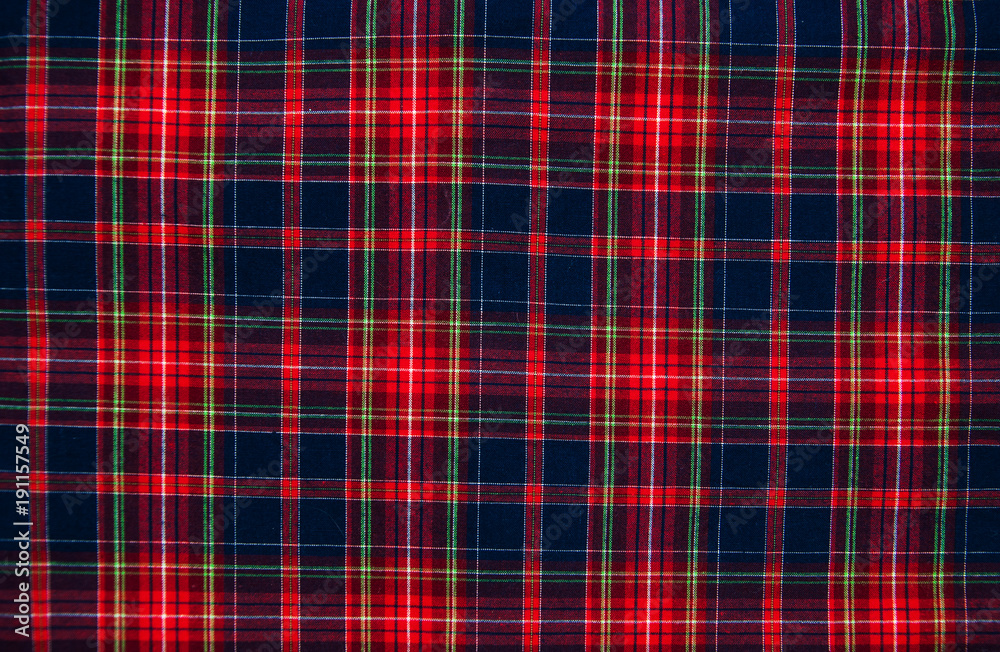 texture of checkered fabric Stock Photo | Adobe Stock