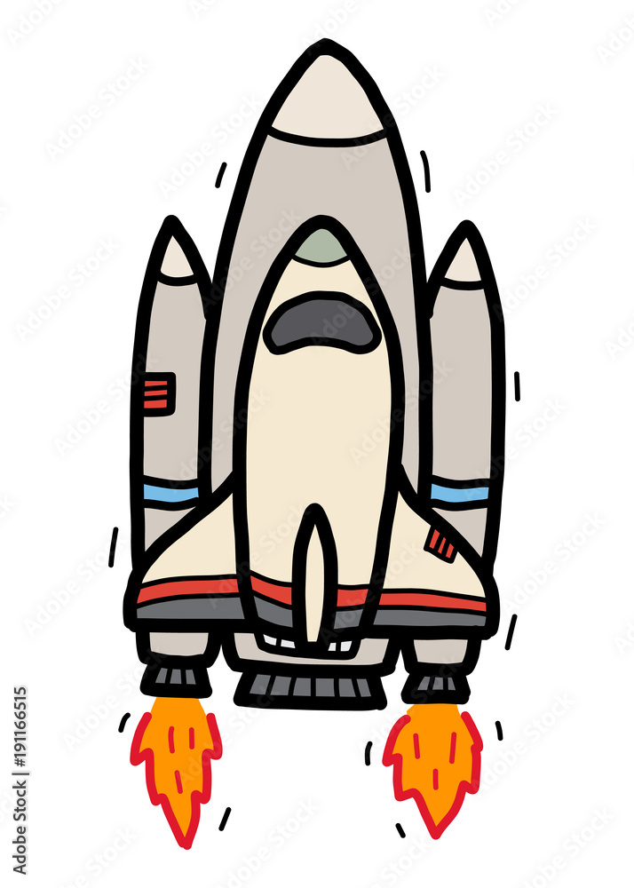 Spaceship Cartoon
