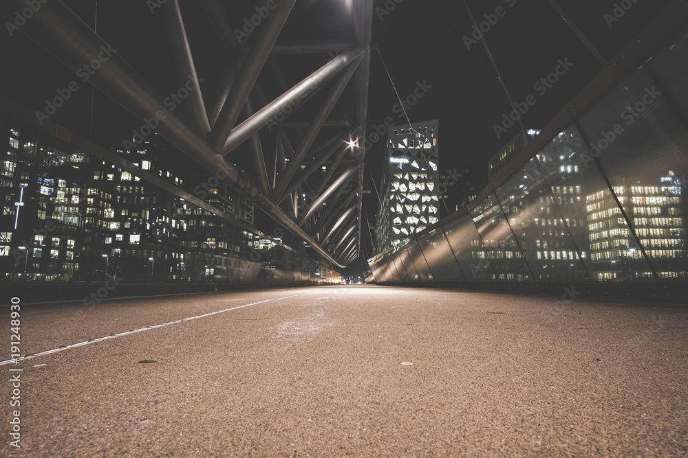 Akrobaten pedestrian bridge. Akrobaten ('the acrobat') is a 206-meter ...