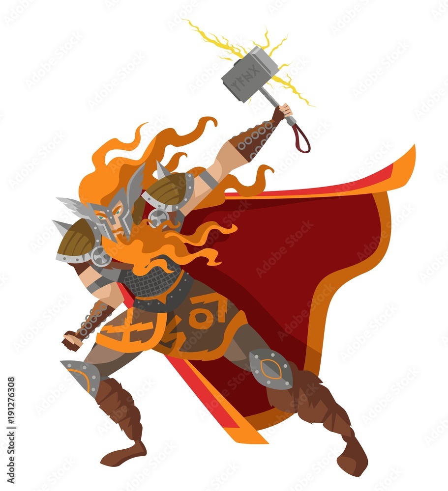 Thor God Of Thunder Norse Mythology