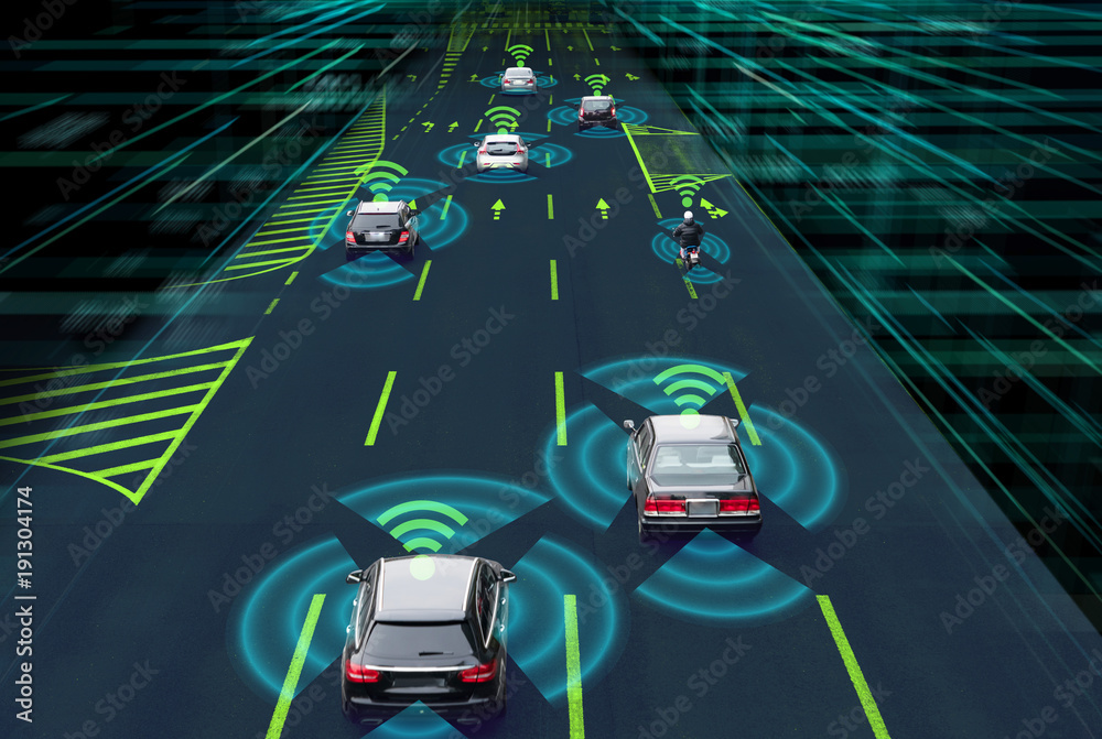 Sensing system and wireless communication network of vehicle ...
