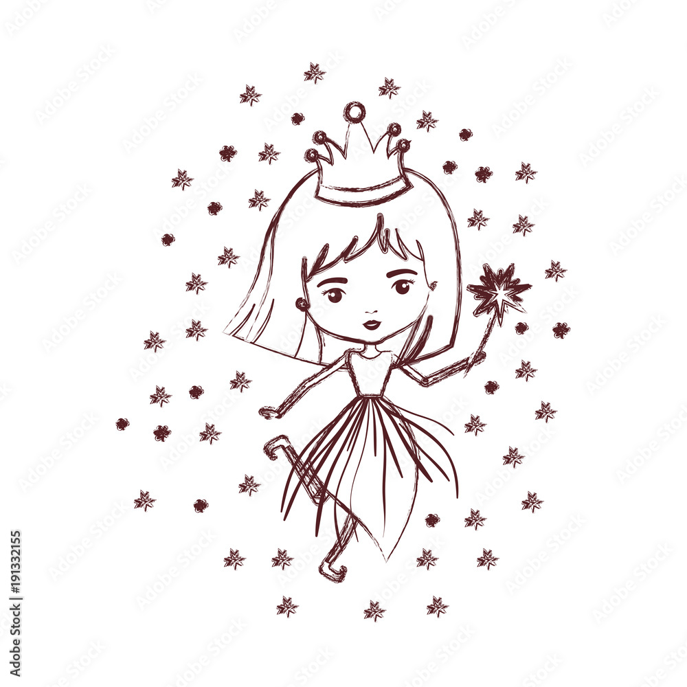 Princess Wand Drawing