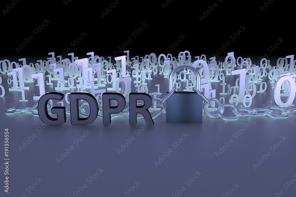 GDPR concept illustration. General Data Protection Regulation, the ...