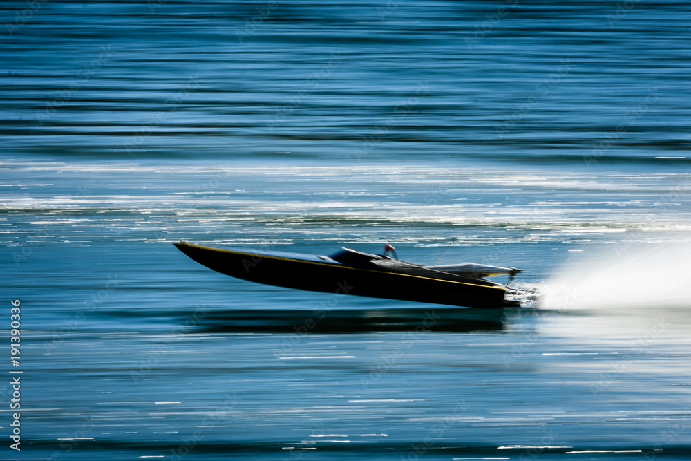 Model Speed Boat Race Stock Photo | Adobe Stock