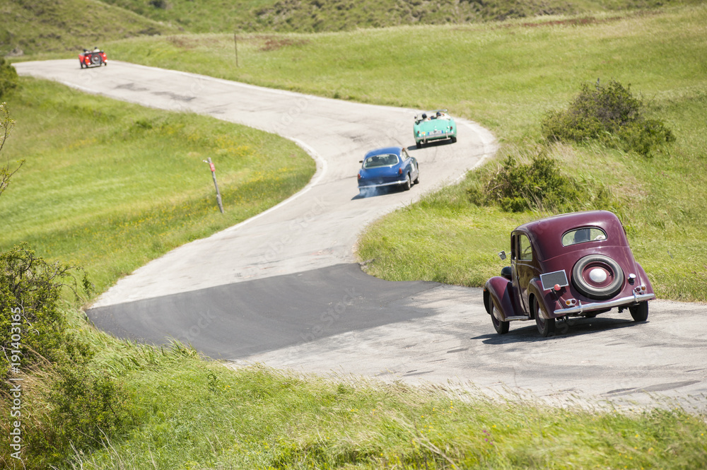 Car On Curvy Road