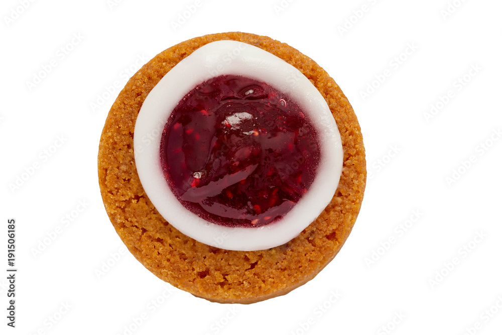 Runeberg torte cake tart, traditional Finnish pastry Runebergintorttu ...
