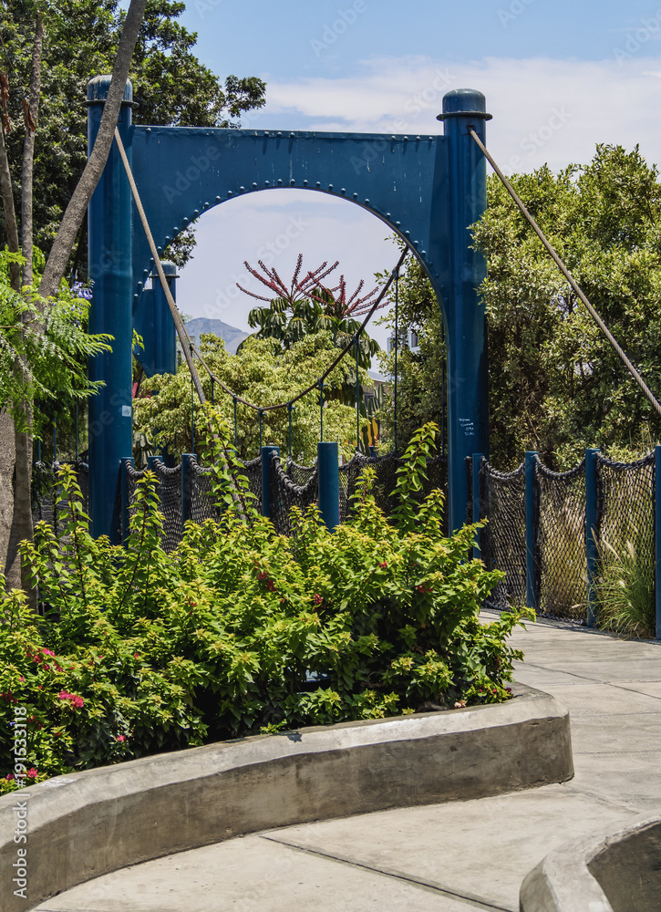 Parque de la Amistad, Friendship Park, Santiago de Surco District, Lima ...