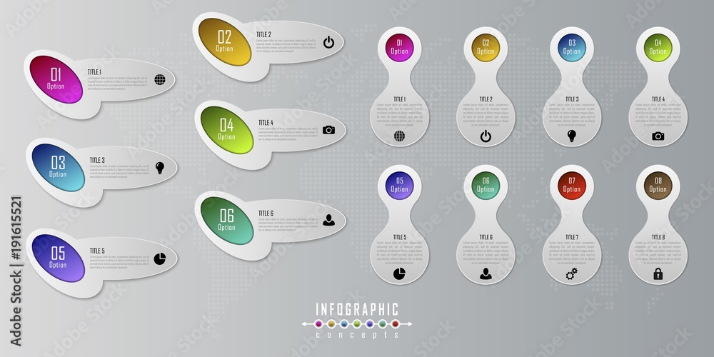 Infographic timeline template can be used for chart, diagram, web ...