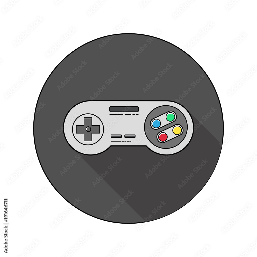 Retro Video Game Controller Icon