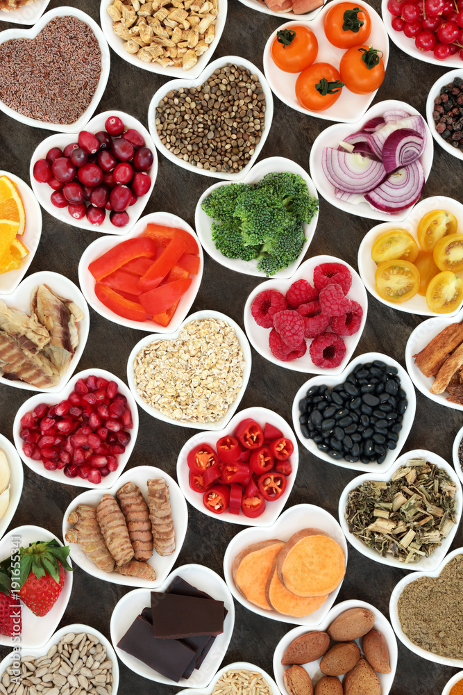 Super food nutrition for a healthy heart high in antioxidants ...