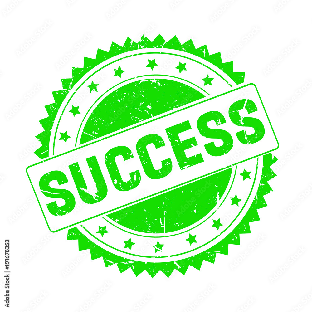 ภาพประกอบสต็อก Success green grunge stamp isolated ภาพ | Adobe Stock