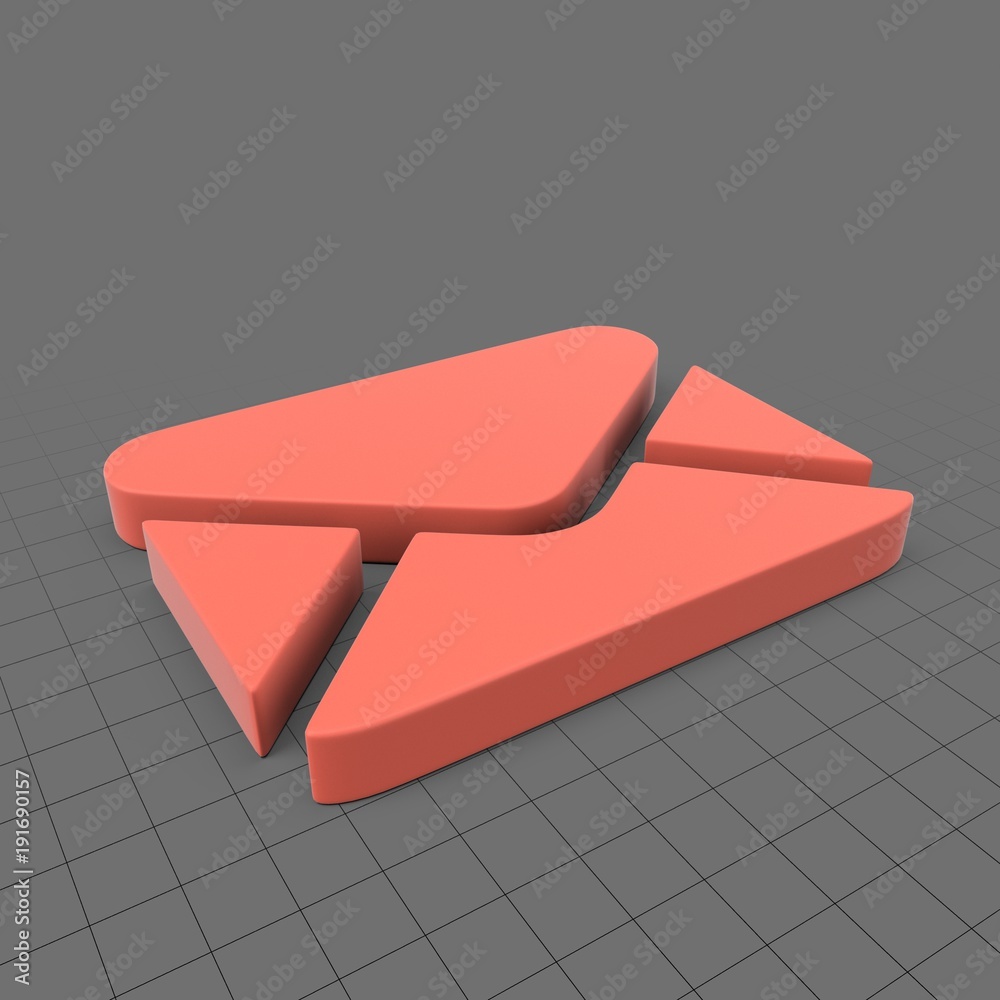 Email icon Stock 3D asset | Adobe Stock