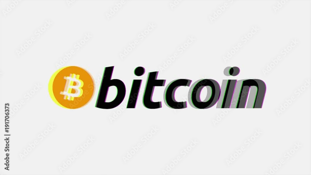 Vidéo Stock Bitcoin symbol appearing and exploding on the white ...