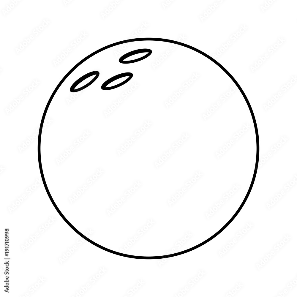 Bowling Ball Outline