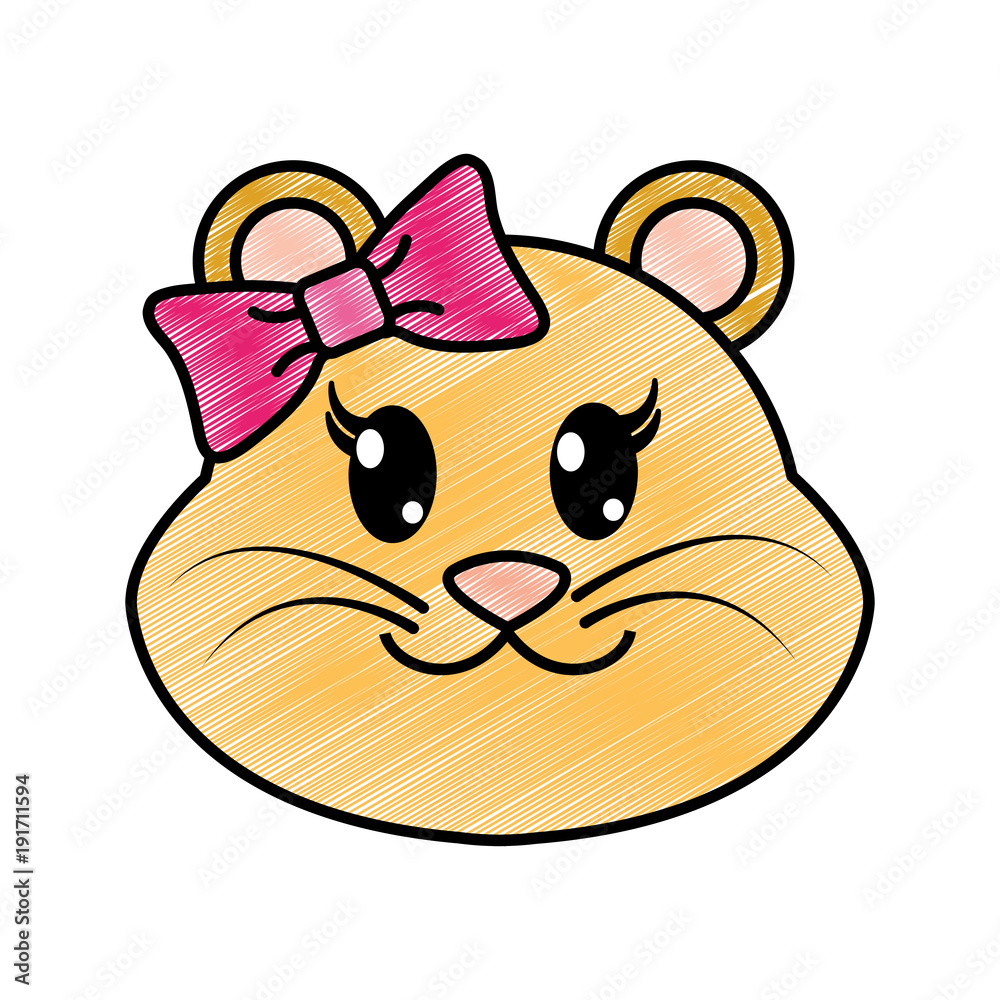 grated female lion head cute animal Stock Vector | Adobe Stock