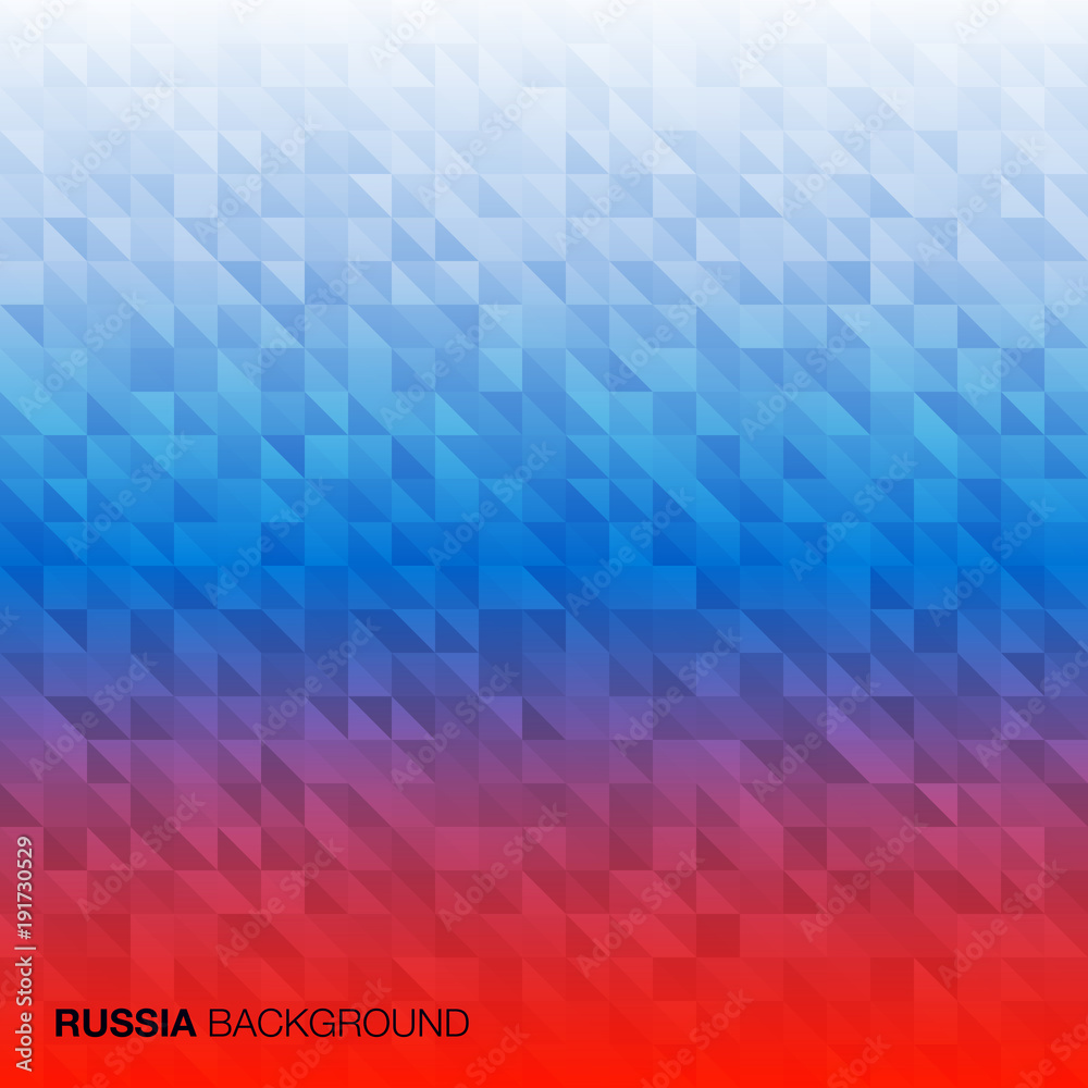 Abstract Background using Russia flag colors. Vector illustration Stock ...