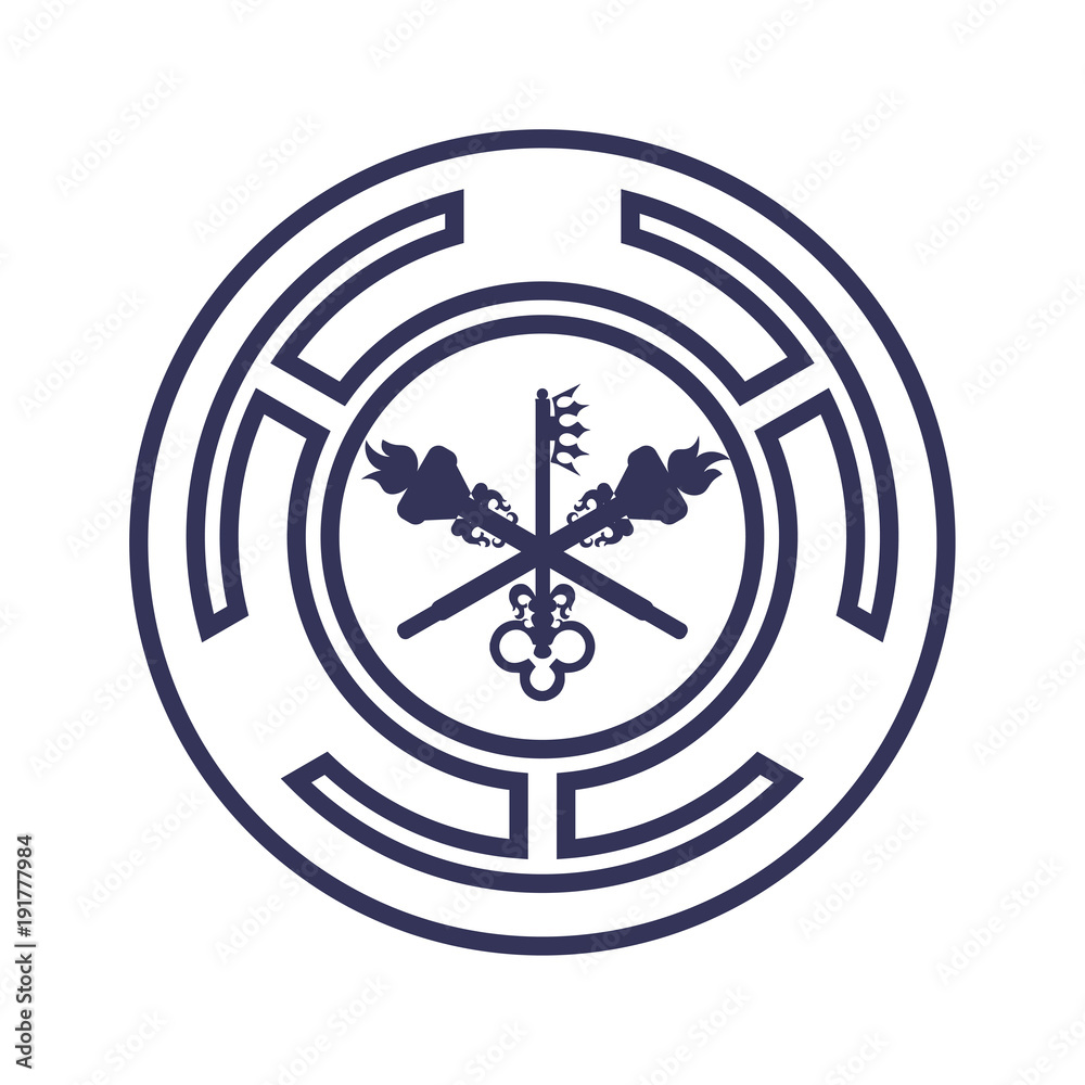 Goddess Hecate also known as triple goddess Crone or Trivia vector ...