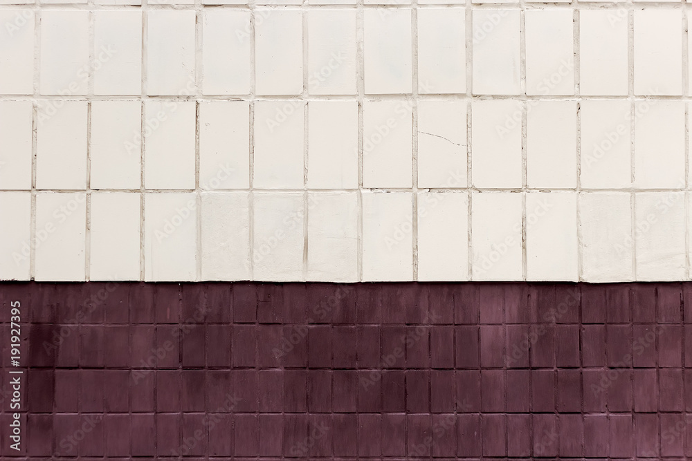 Wall tile Two Tone texture background Stock Photo | Adobe Stock