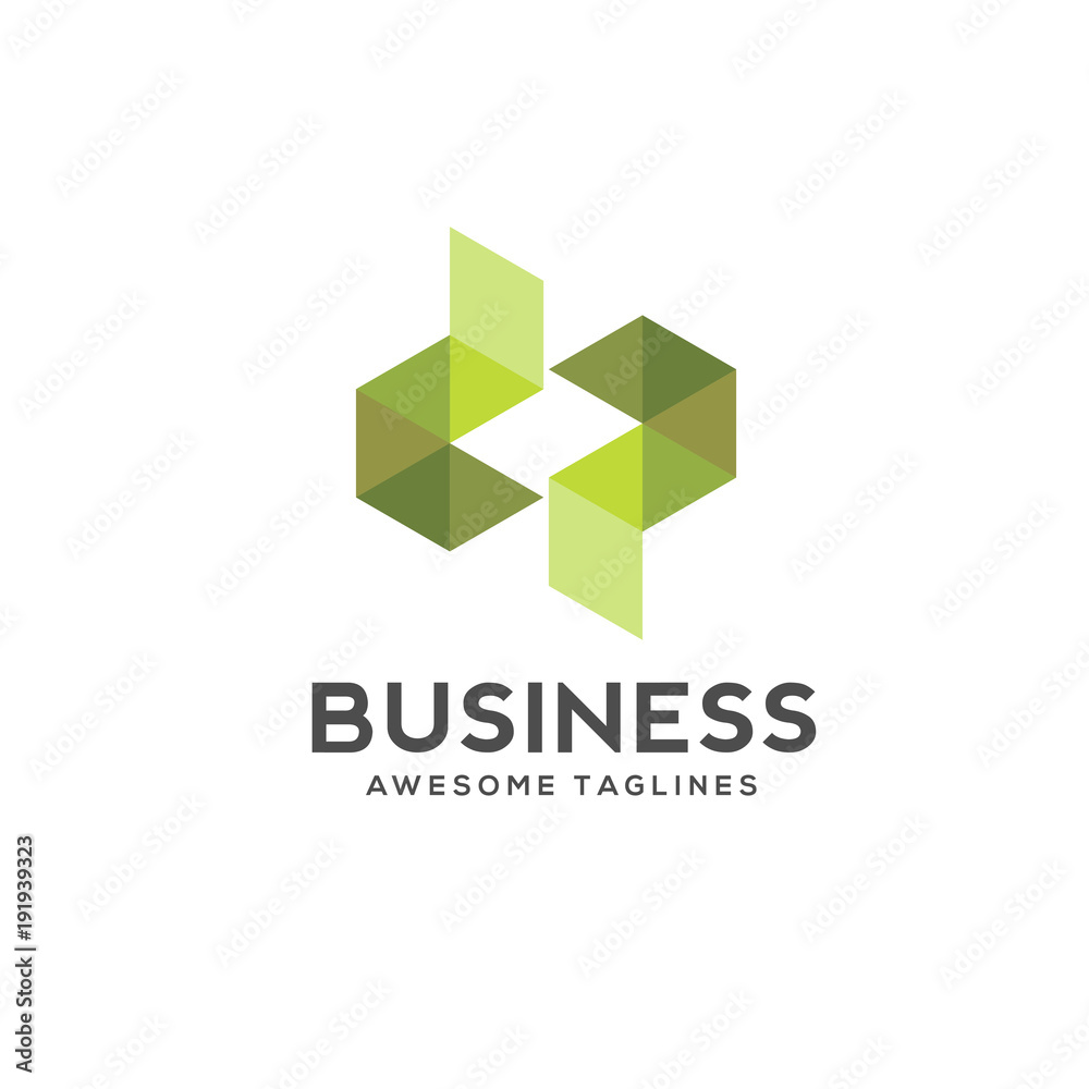 Letter dp colorful geometric logo. Logo initial letter dp Business ...