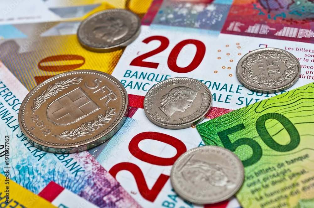Schweizer Franken Stock-Foto | Adobe Stock