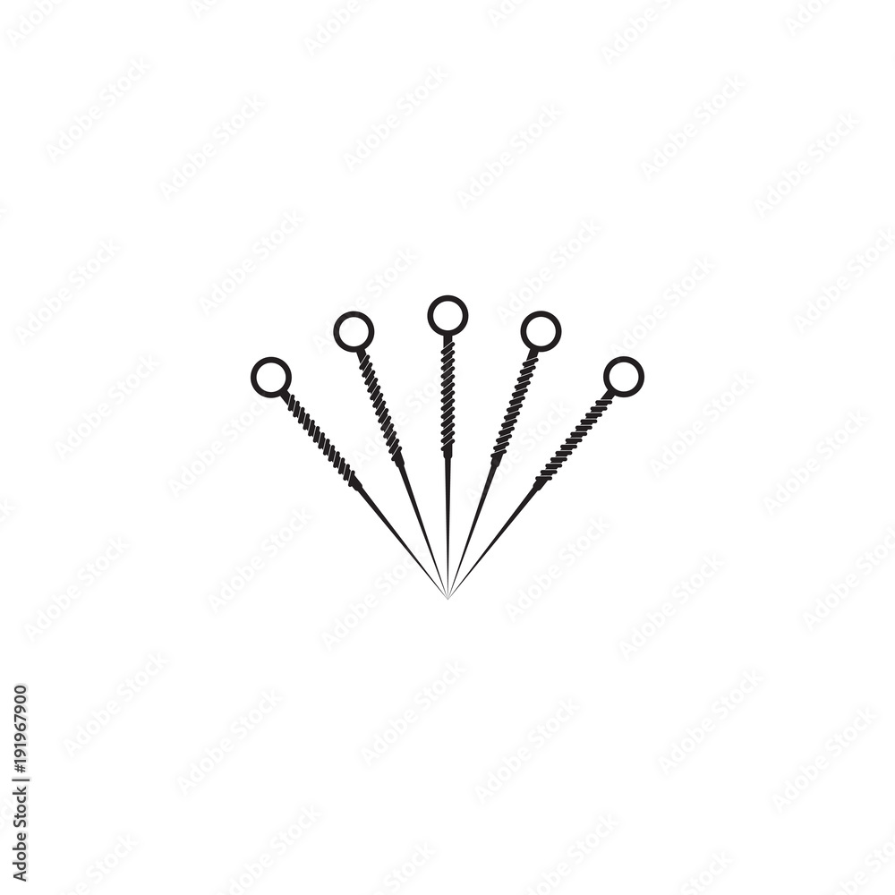 Acupuncture Needle Logo