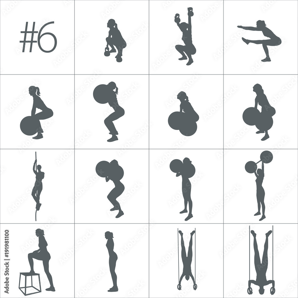 Crossfit Clipart Woman
