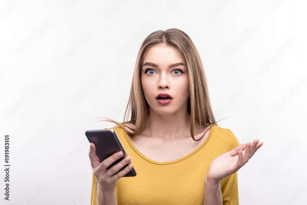 Shocked At Text Message