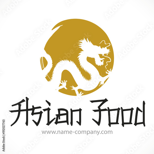 Logo Du Restaurant Dragon Chinois