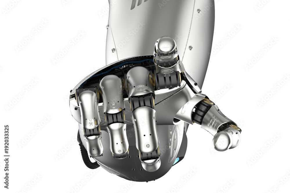 cyborg arm isolated Stock Photo | Adobe Stock