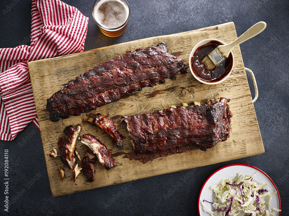 BBQ Ribs Stock Photo | Adobe Stock