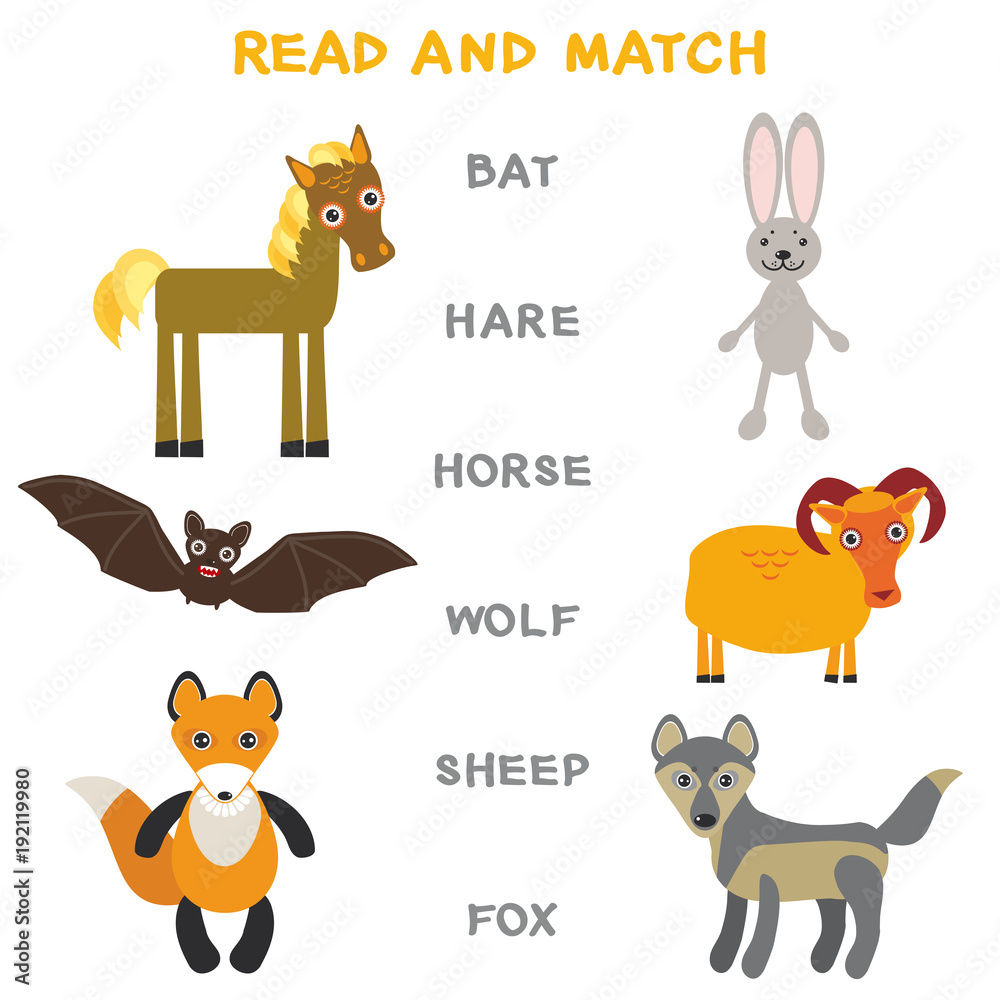 Word Animals Horse