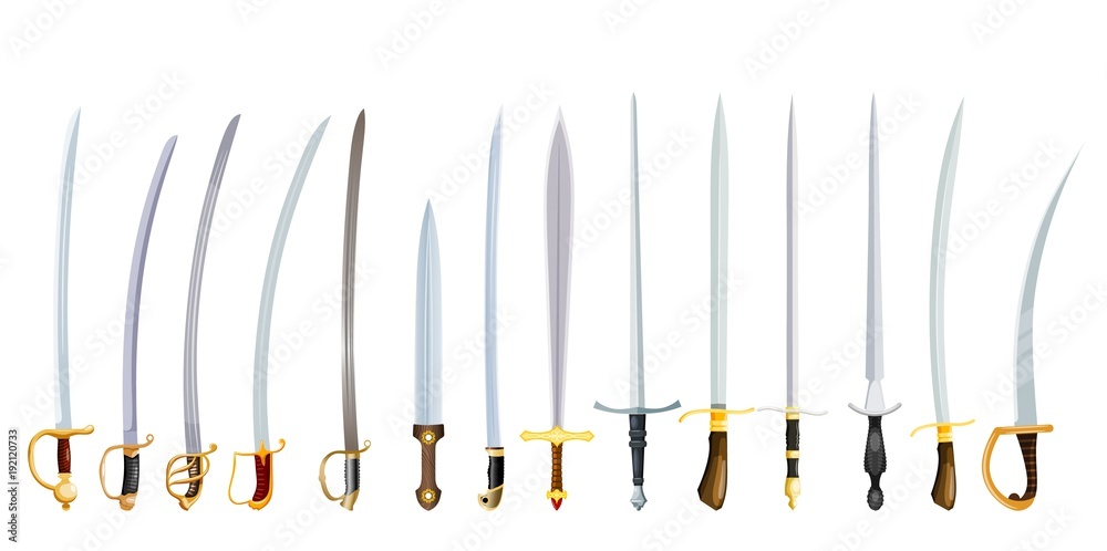 Vector illustration of an old weapon on a white background. Vintage ...