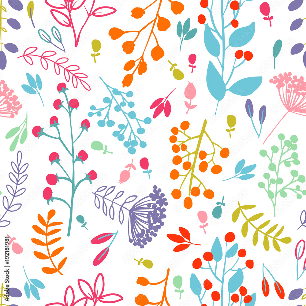 Nature pattern Stock Vector | Adobe Stock