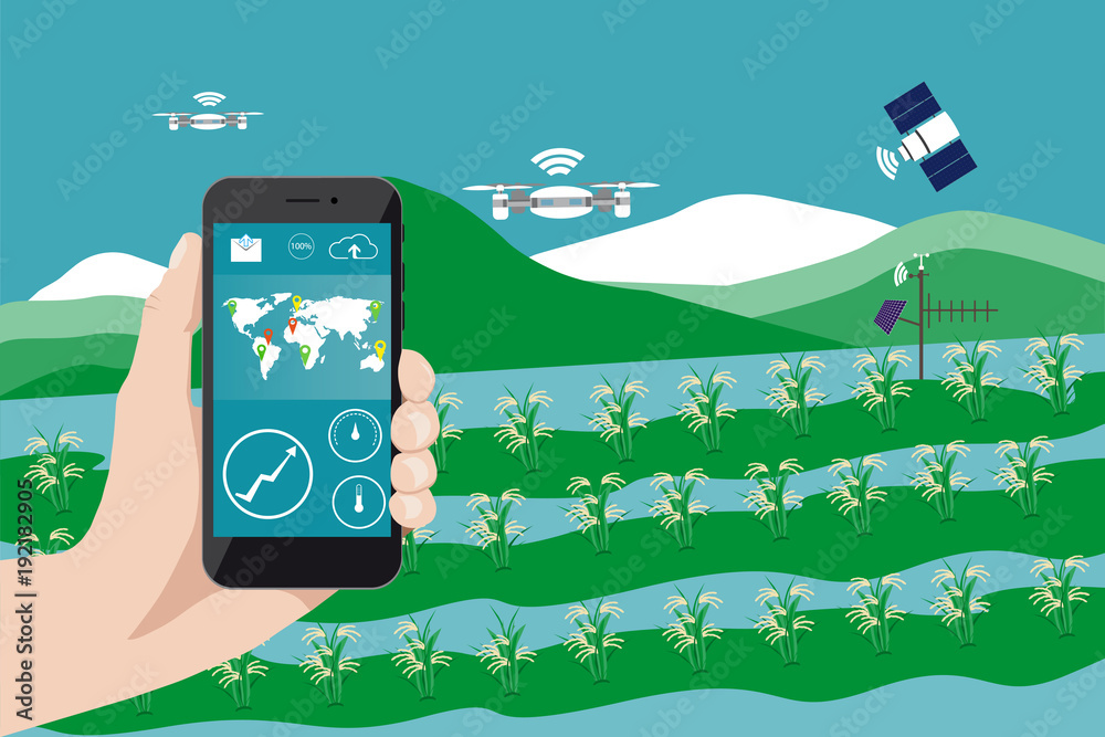 Internet of things in agriculture. Smart farm with wireless control ...