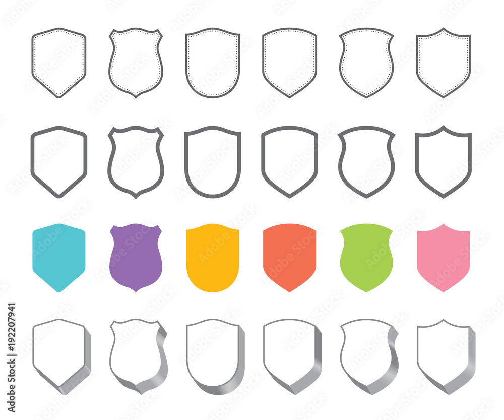 Vector Badge Shapes