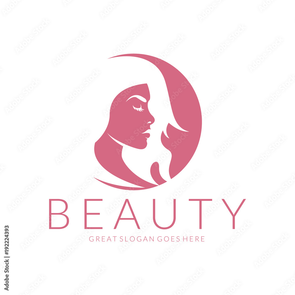 Beauty logo. An elegant logo for beauty, fashion and hairstyle related ...