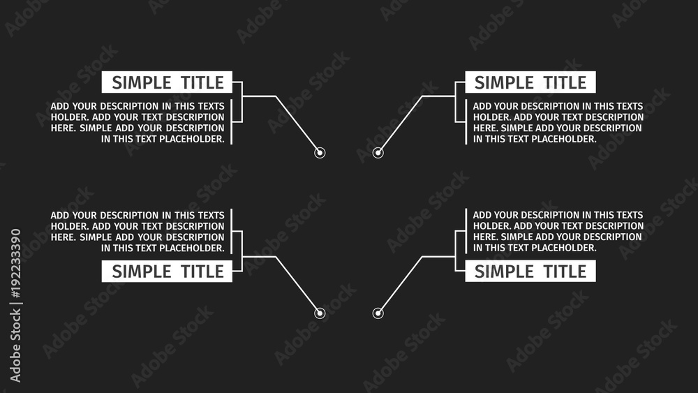 Description Call Out Overlays Stock Template | Adobe Stock