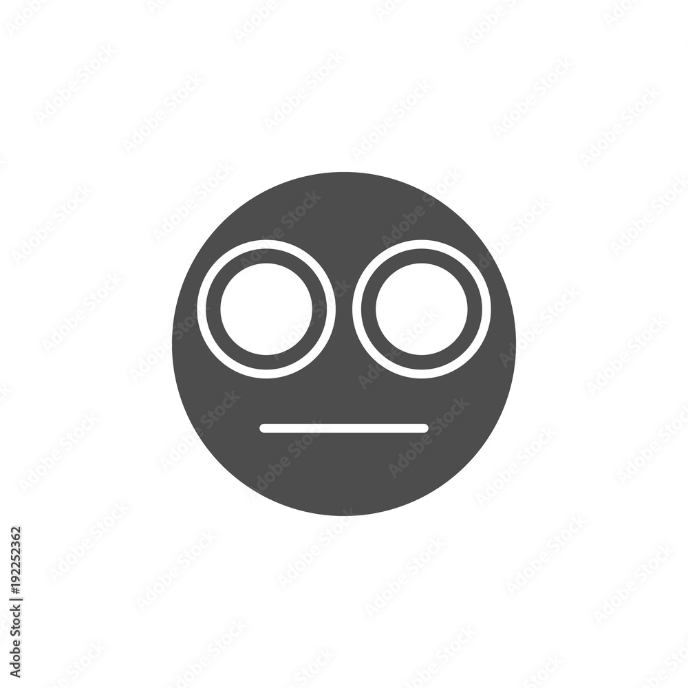 smiley in a stupor icon. Elements of web icon. Premium quality graphic ...